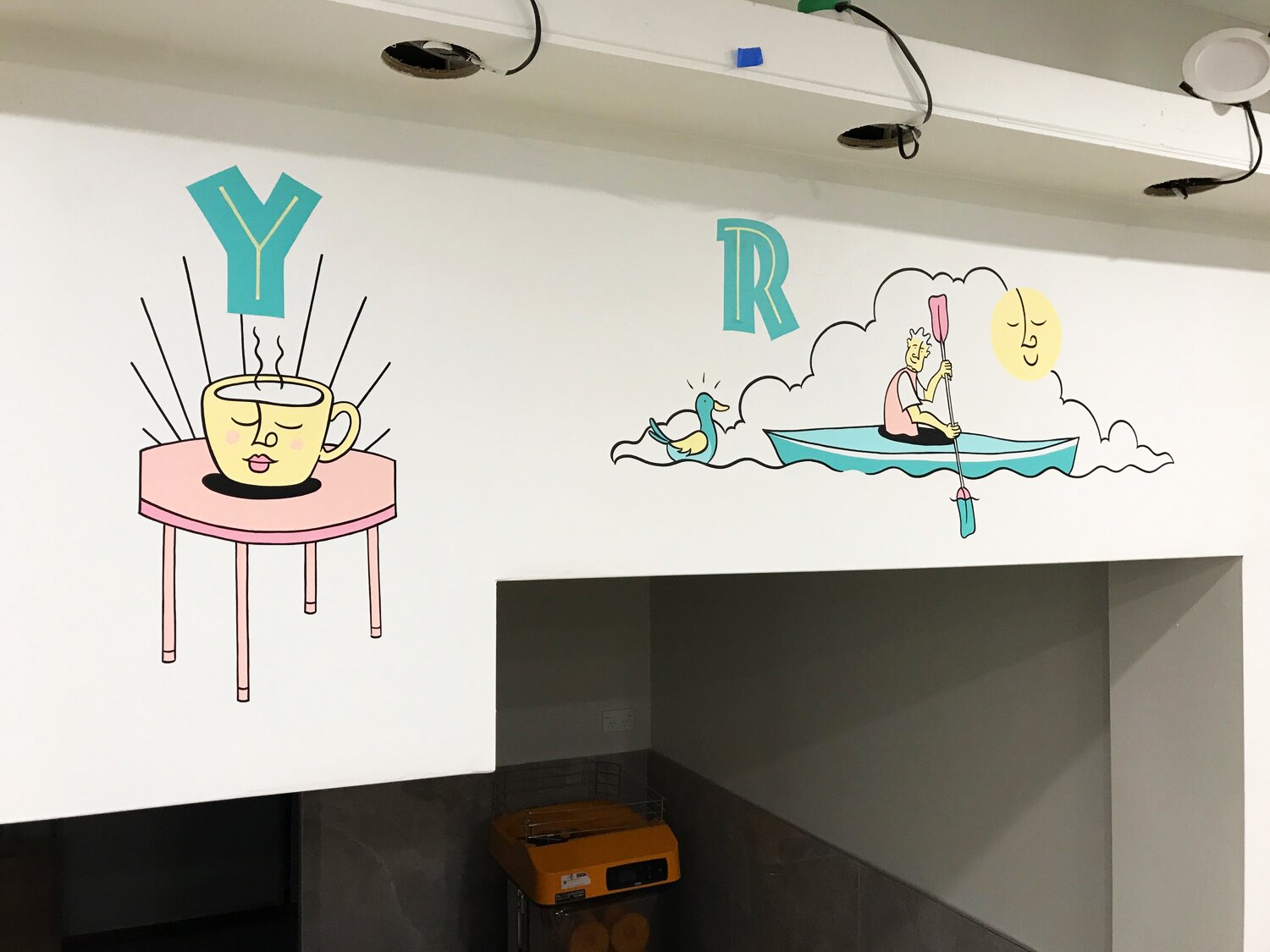 Bay Run Coffee - Blue Interiors | Design & Constuction